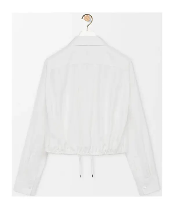 Loewe Long Sleeve Shirt With Drawstring Hem