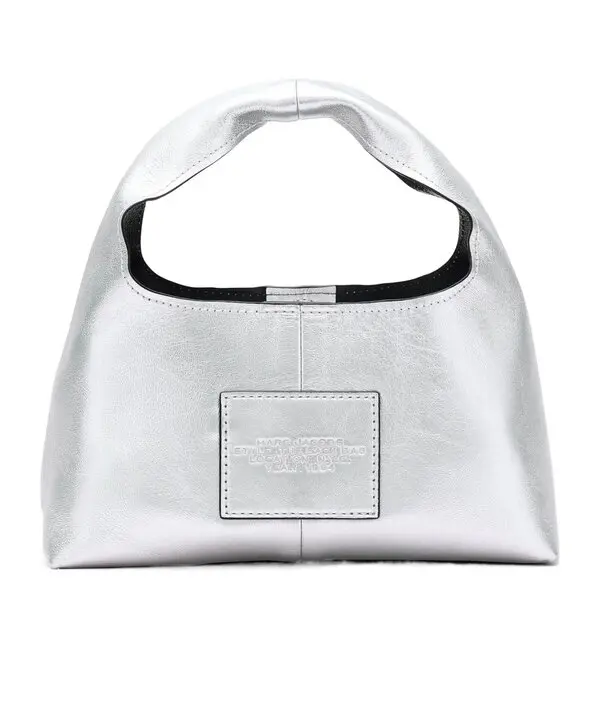 Marc Jacobs Metallic Mini Sack Bag - White