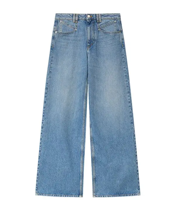 Isabel Marant Étoile Lemony Wide-leg Jeans - Blue