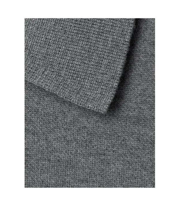 Khaite Guillaume Knitted Polo Top With Zipper Detail