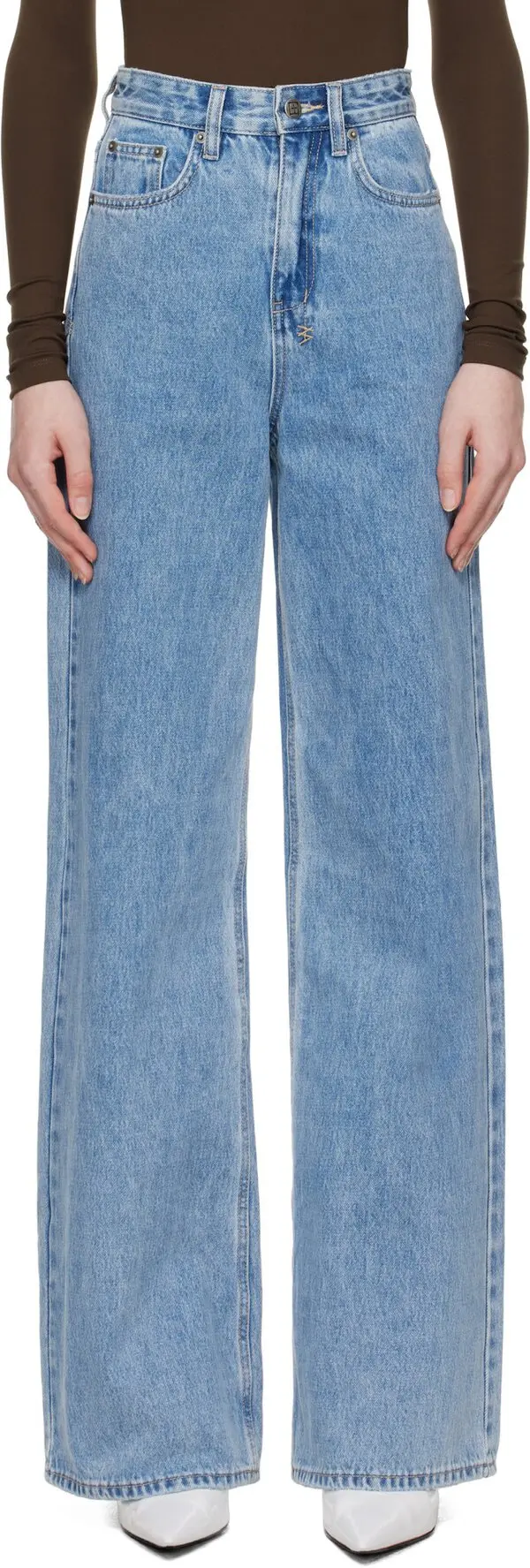 Ksubi Jeans With Belt Loops And Multiple Pockets