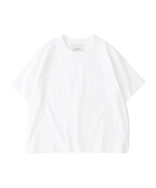 Studio Nicholson Crewneck T-shirt With Drop Shoulder - Optical White