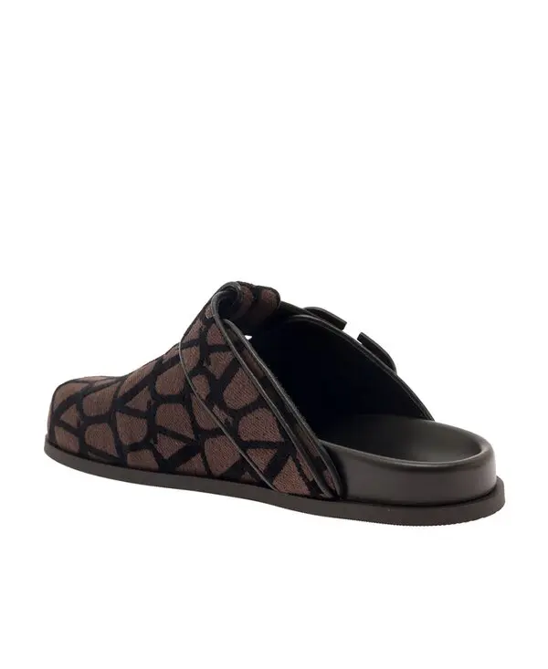 Valentino Garavani Toile Iconographe Vlogo Clogs