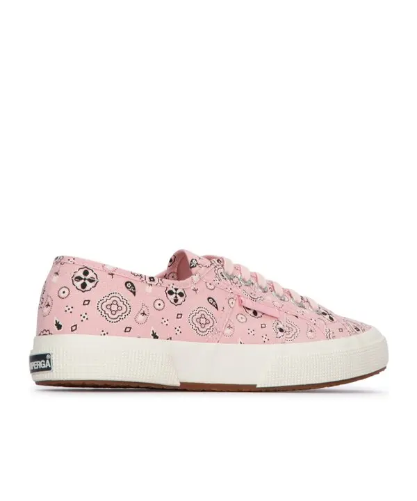 Superga 2750 Printed Lace-up Sneakers - Pink