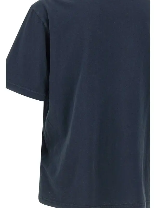 Stone Island Logo Printed Crewneck T-shirt