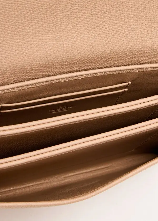 Valentino Garavani Vlogo Signature Mini Shoulder Bag - Nude