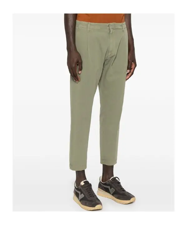 DONDUP Pleated Trousers - Green