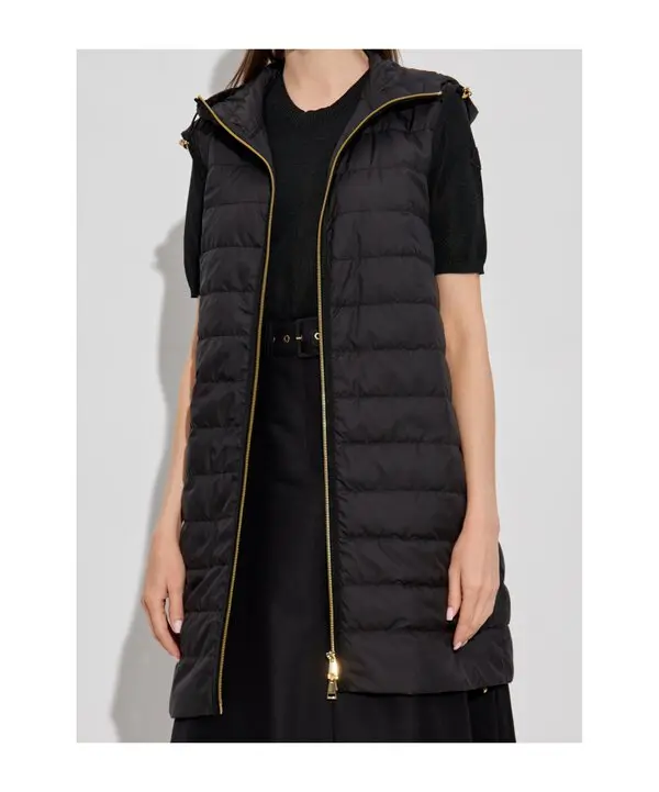 Moncler Zip-up Drawstring Jacket With Detachable Quilted Vest