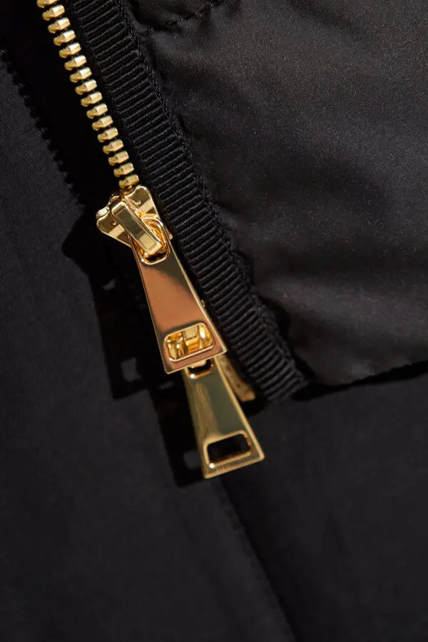 Moncler Zip-up Drawstring Jacket With Detachable Quilted Vest