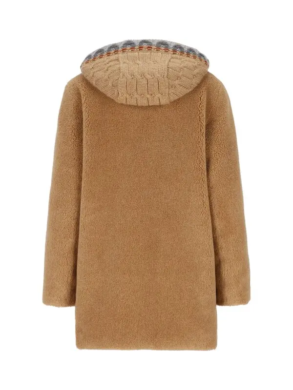 Loro Piana Long Hooded Wool Coat