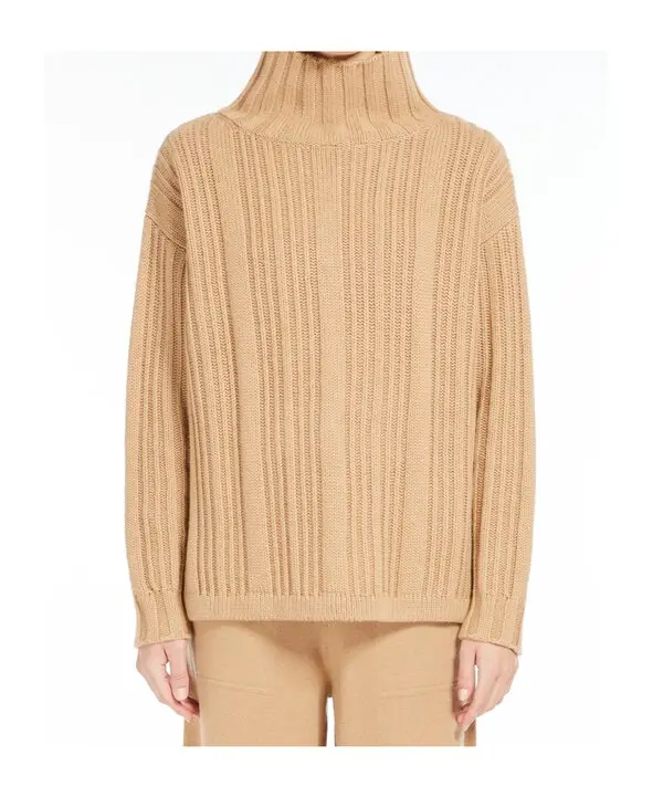 Max Mara Vitalba Turtleneck Jumper - Camel