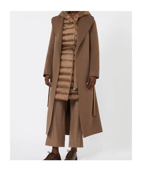Max Mara Novef Quilted Down Coat - Brown