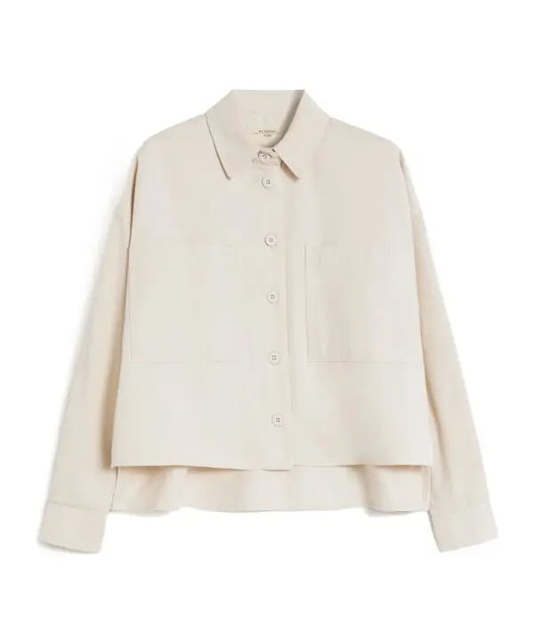 Max Mara Patch-pocket Button Shirt - Sand-colored