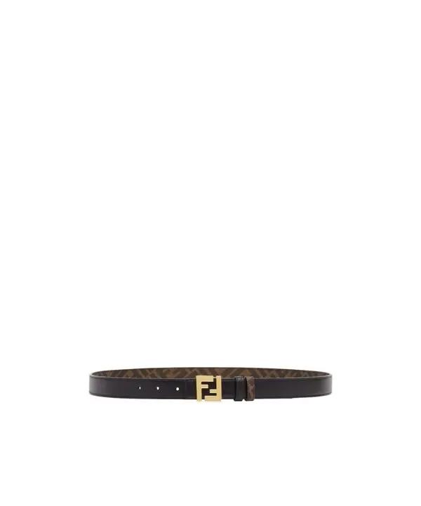 Fendi Reversible Ff Squared Belt - Black/brown
