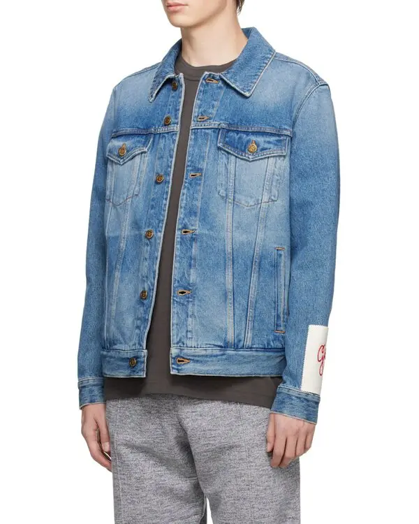 GOLDEN GOOSE Buttoned Denim Jacket - Blue