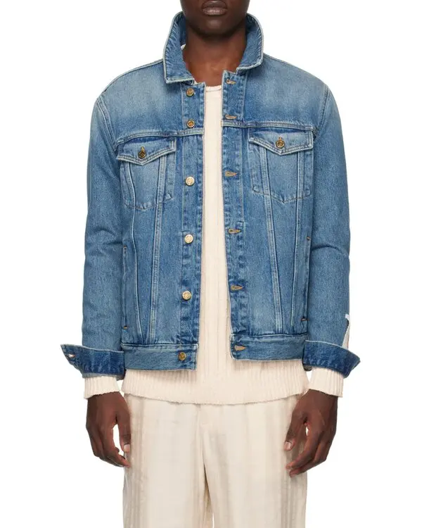 GOLDEN GOOSE Buttoned Denim Jacket - Blue