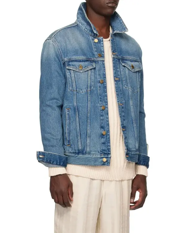 GOLDEN GOOSE Buttoned Denim Jacket - Blue