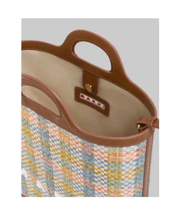 Marni Tropicalia Checked Tote Bag