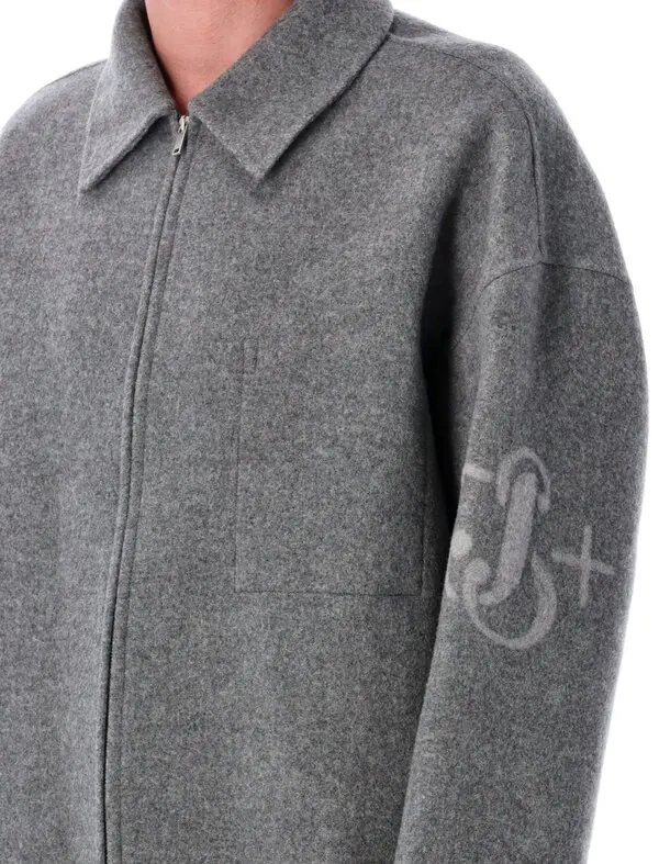 JIL SANDER Relaxed Fit Zip-up Jacket