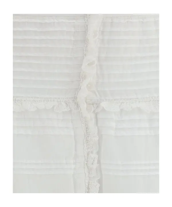 Isabel Marant Étoile Paoline Floral Lace Maxi Skirt - White