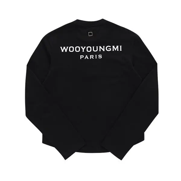 WOOYOUNGMI Long Sleeve T-shirt With Graphic Detail