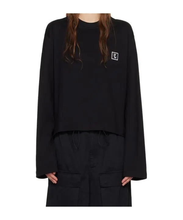 WOOYOUNGMI Long Sleeve T-shirt With Graphic Detail