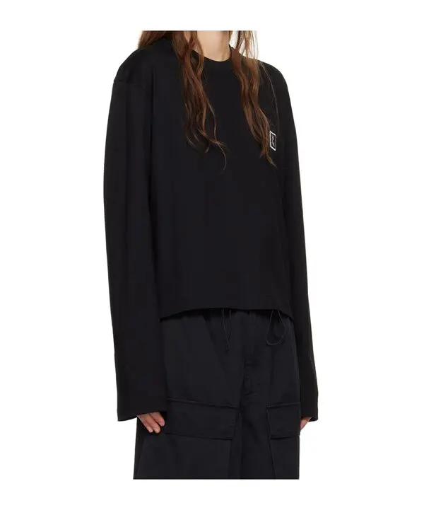 WOOYOUNGMI Long Sleeve T-shirt With Graphic Detail