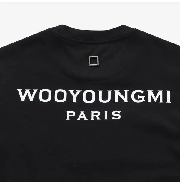 WOOYOUNGMI Long Sleeve T-shirt With Graphic Detail