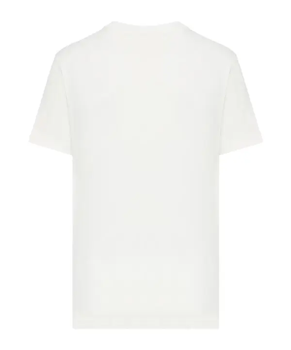 Fendi Logo Embroidered Crewneck T-shirt