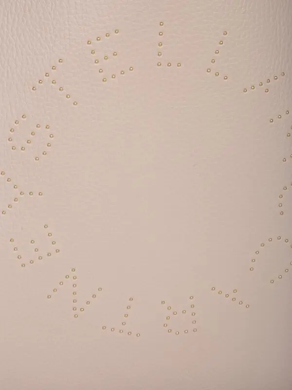 Stella McCartney Logo Studded Open-top Tote Bag