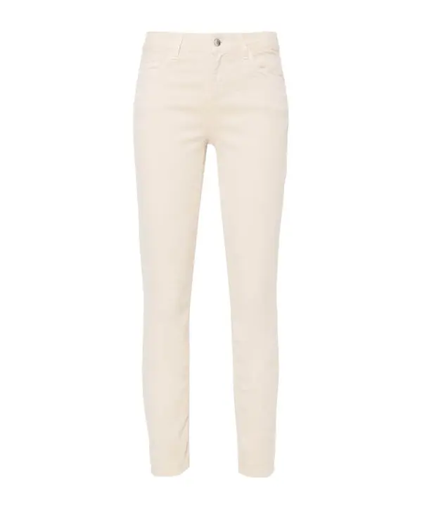 Liu Jo Skinny Denim Jeans With Patch Pockets - White