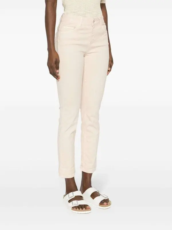 Liu Jo Skinny Denim Jeans With Patch Pockets - White