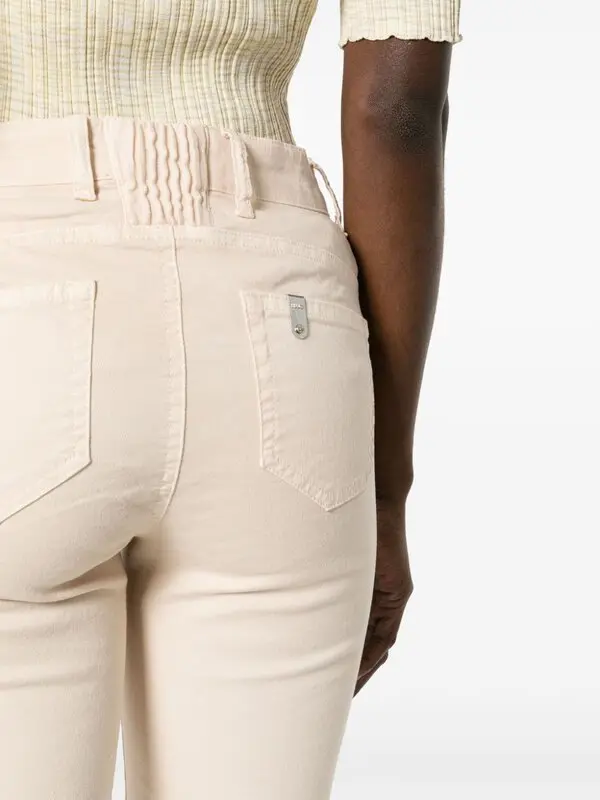 Liu Jo Skinny Denim Jeans With Patch Pockets - White