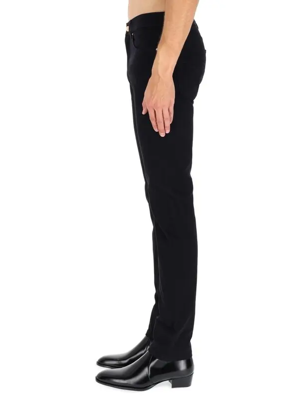 Versace Low-rise Straight-leg Jeans - Black