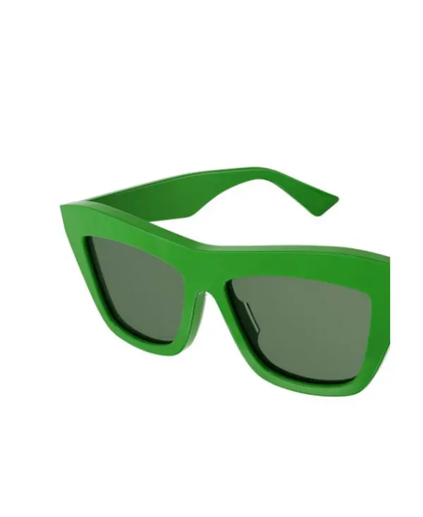 Bottega Veneta Cat Eye Frame Sunglasses - Green