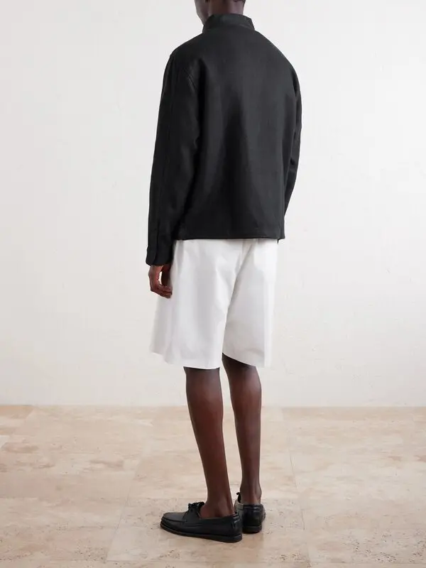 Onia Linen Zip-up Jacket