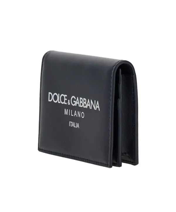 Dolce & Gabbana Dolce Gabbana Logo Printed Foldover Top Wallet