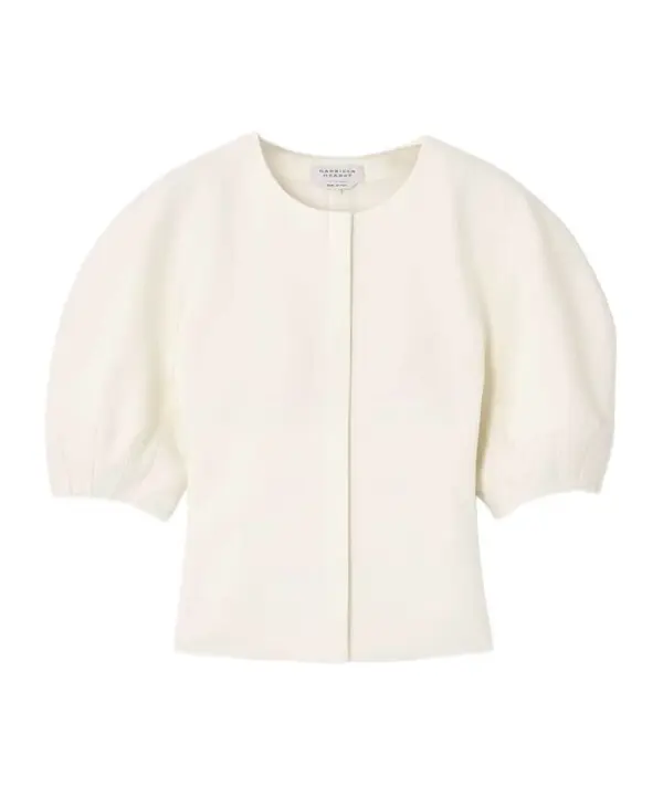 Gabriela Hearst Waverly Crew Neck Top - Ivory