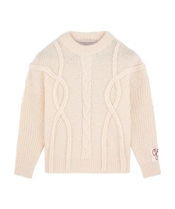 GOLDEN GOOSE Chunky Knit Crewneck Jumper