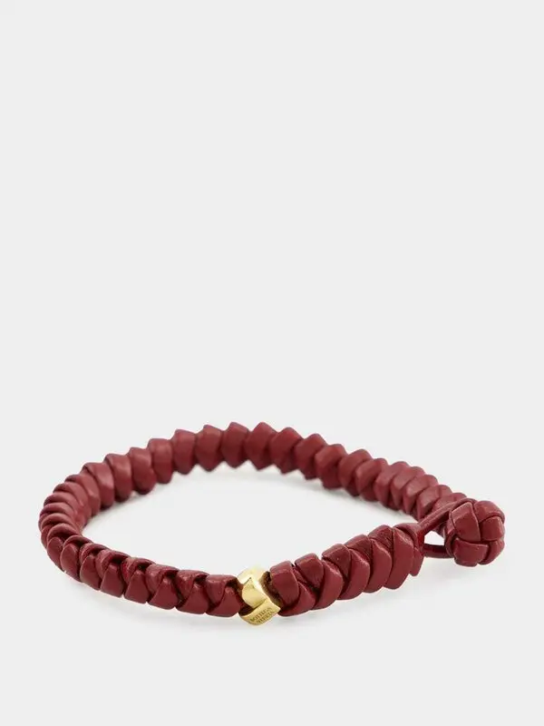 Bottega Veneta Braided Knot Bracelet