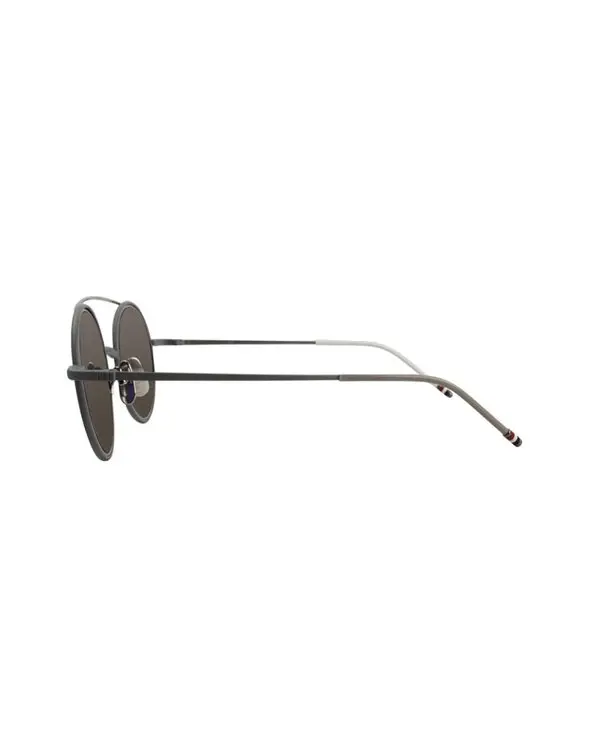 Thom Browne Matte Round Sunglasses - Gray