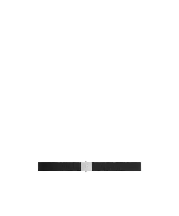 Celine Large 30mm Skater Belt In Textile - Black