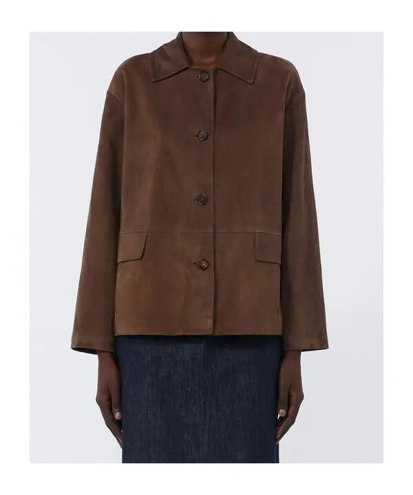 Max Mara Charme Button-up Jacket - Brown