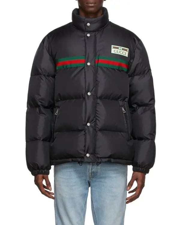 Gucci Logo-patch Padded Down Jacket