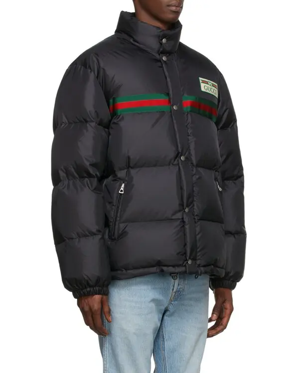 Gucci Logo-patch Padded Down Jacket
