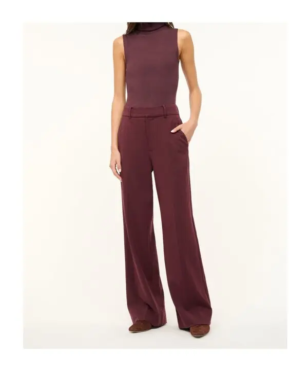 Staud Prince Tailored Wide-leg Trousers