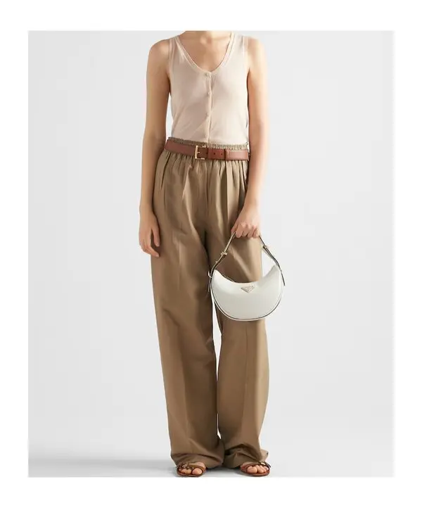 Prada V-neck Buttoned Tank Top