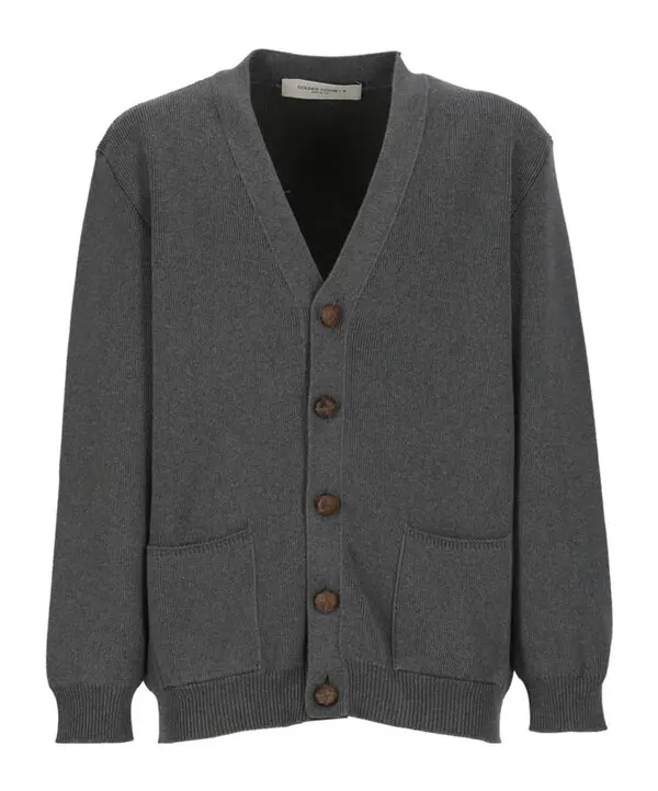 GOLDEN GOOSE Knitted Cardigan - Black