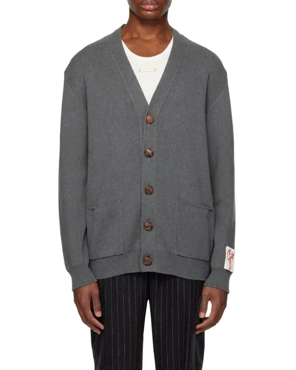GOLDEN GOOSE Knitted Cardigan - Black