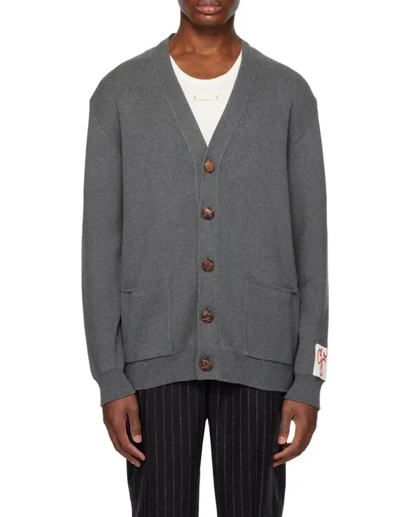 GOLDEN GOOSE Knitted Cardigan - Black